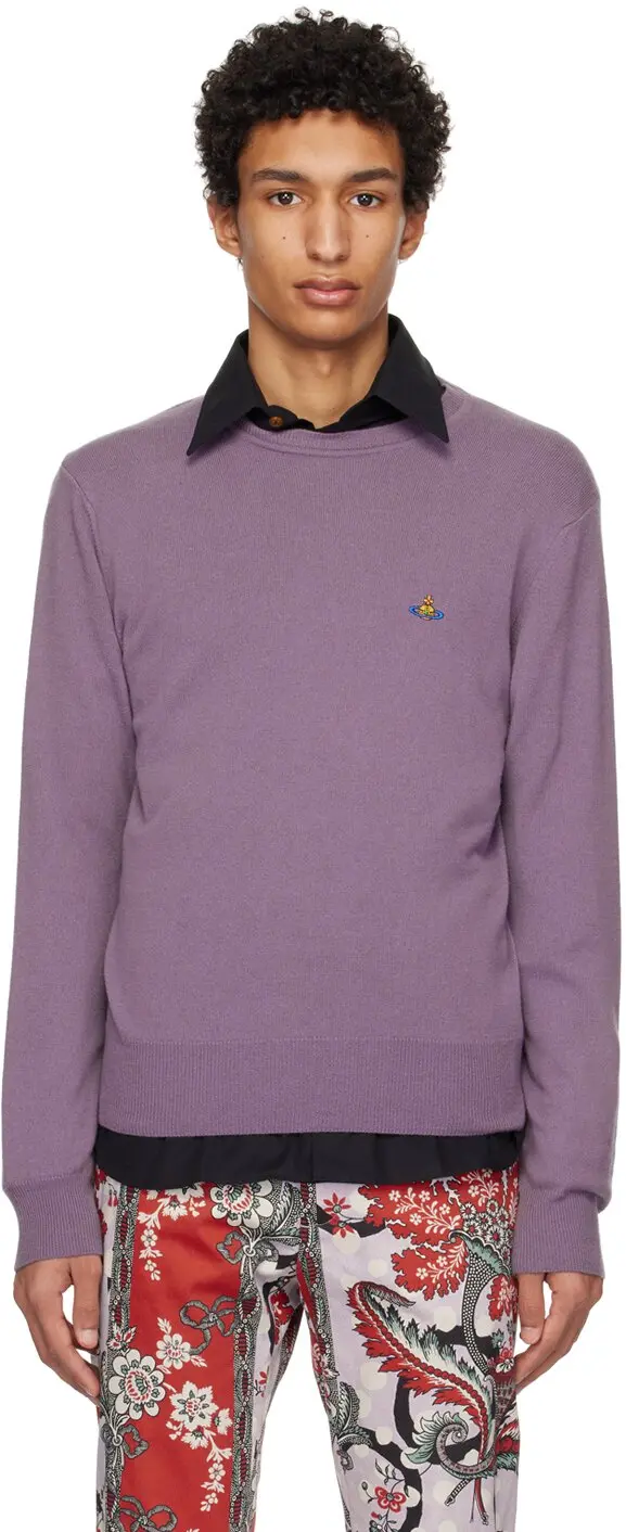 Vivienne Westwood Purple Sweater In J405 Lavender - 72% Off
